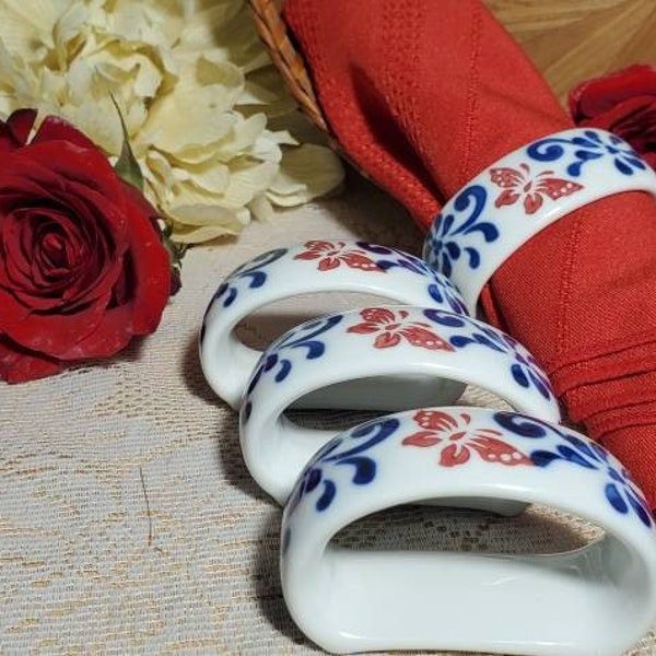 Porcelain Napkin Rings - Etsy