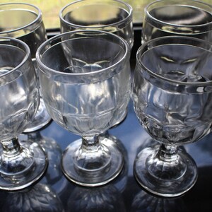 Wine or Water Glass Cups Diamond Pattern Setting for 6 - Etsy