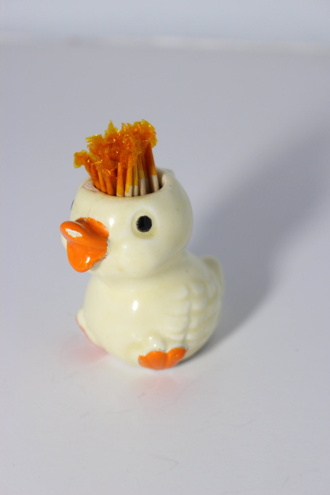Porcelain Duck Toothpick Holder - Japan ( TOOTHPICKS INCLUDED ) - Etsy
