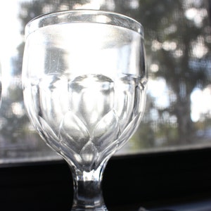 Wine or Water Glass Cups Diamond Pattern Setting for 6 - Etsy