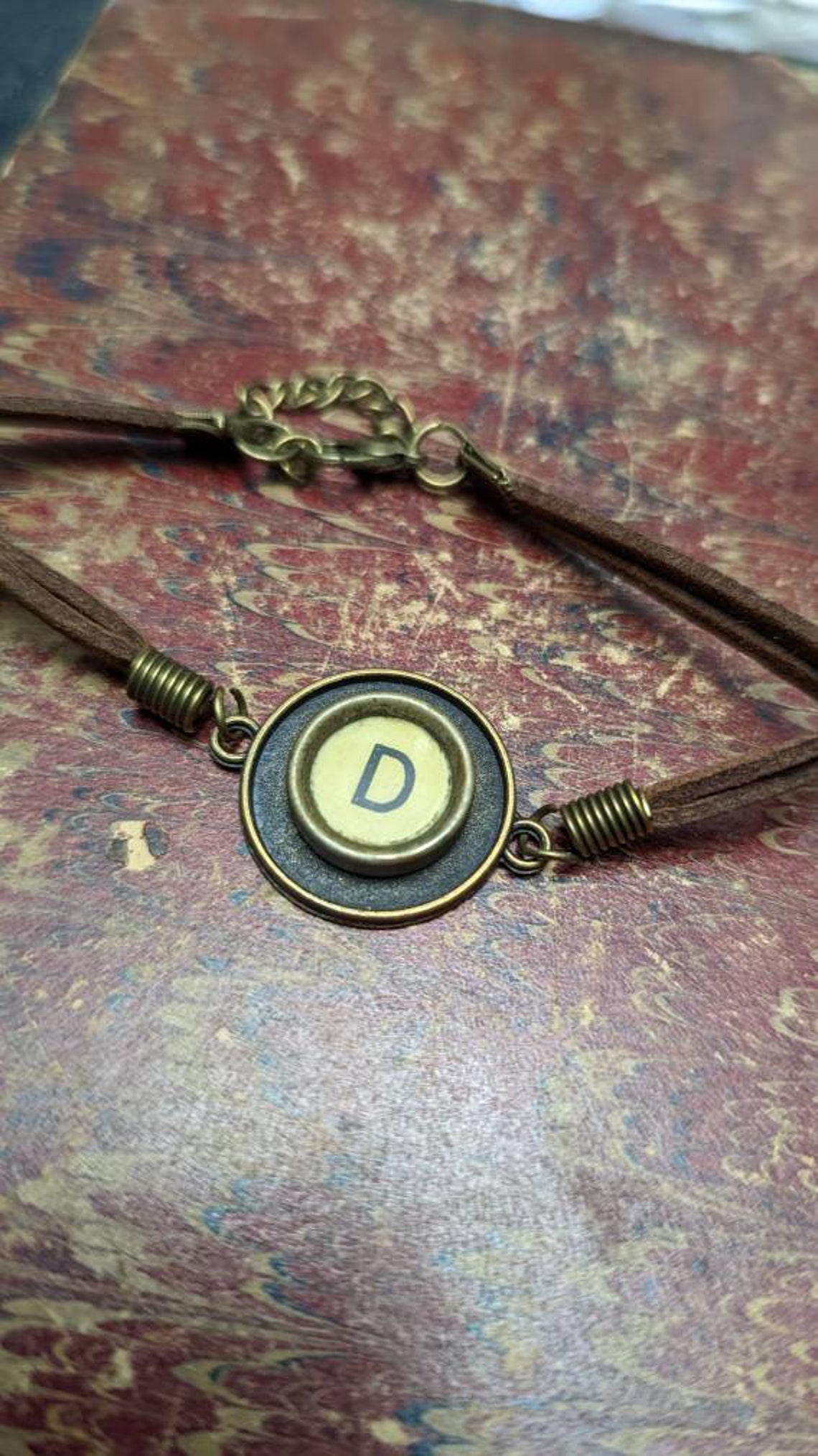 Antique Typewriter Key Bracelet. - Etsy