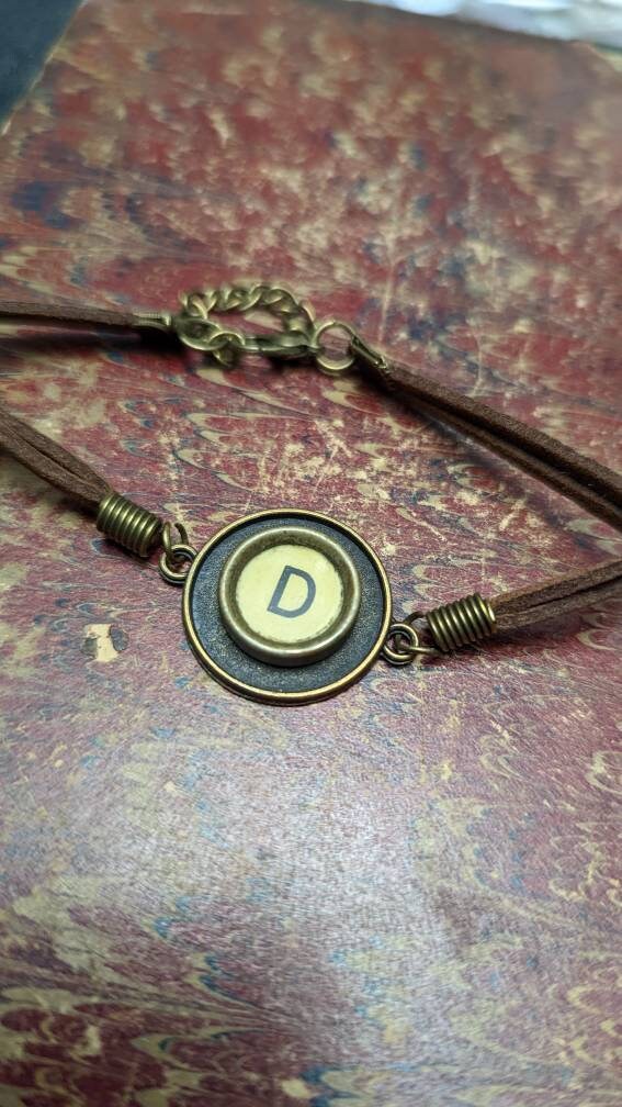 Antique Typewriter Key Bracelet. - Etsy