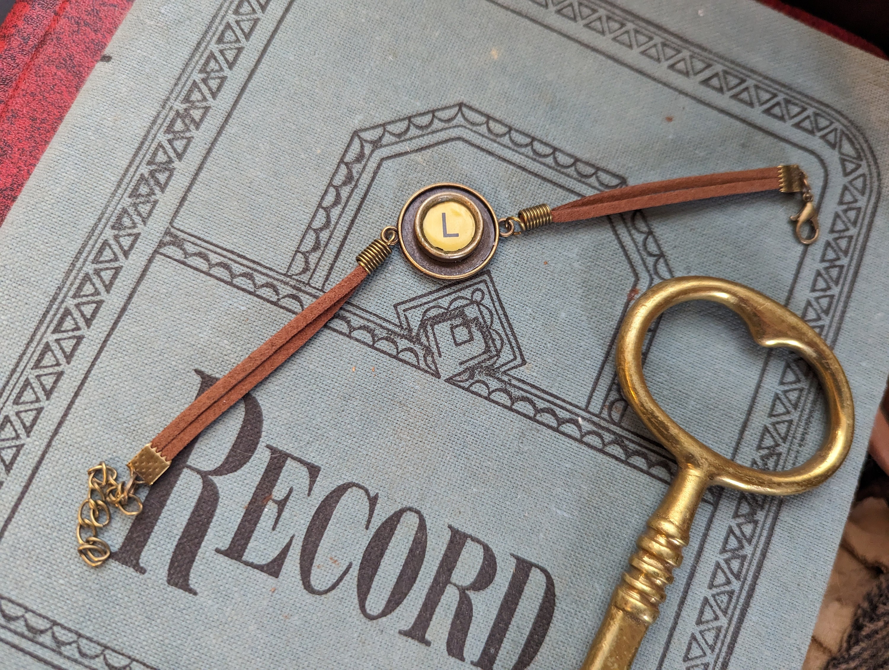 Antique Typewriter Key Bracelet. - Etsy