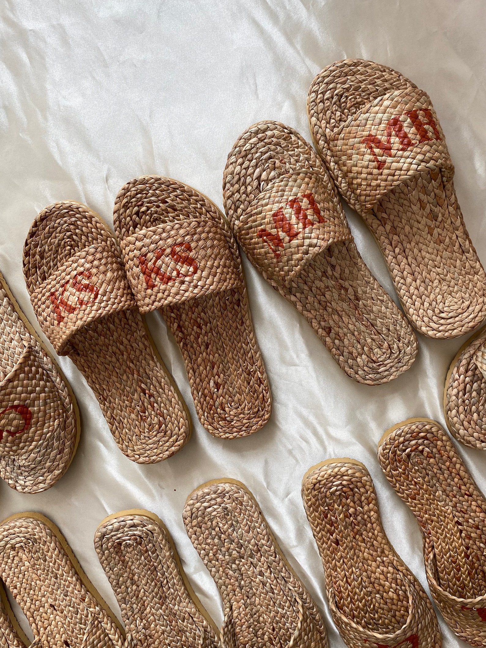 BOHOPEACH ) Bespoke Party Slippers, Bridal Shower Gifts , Personalized ...