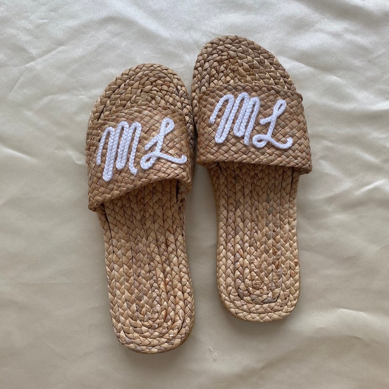Straw Sandals - Etsy