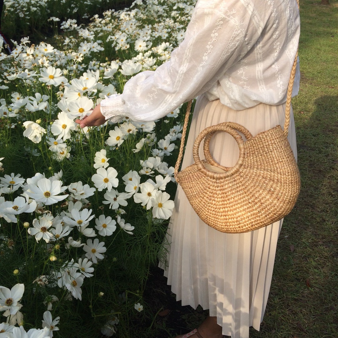 Pmia Beach Wedding / Straw Bag / Bridesmaid Gifts / Cross Body / Basket ...