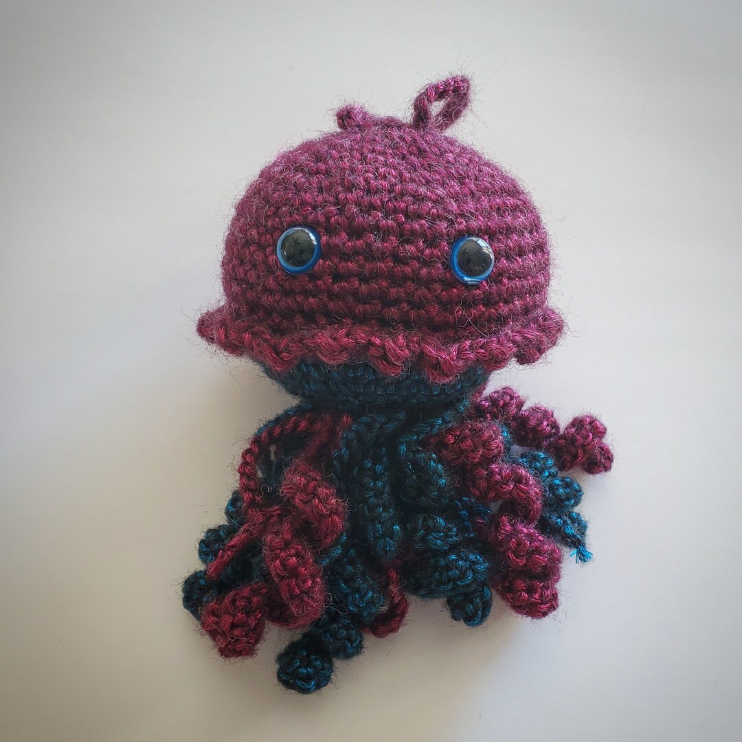 Handmade Yarn Amigurumi Jellyfish - Etsy