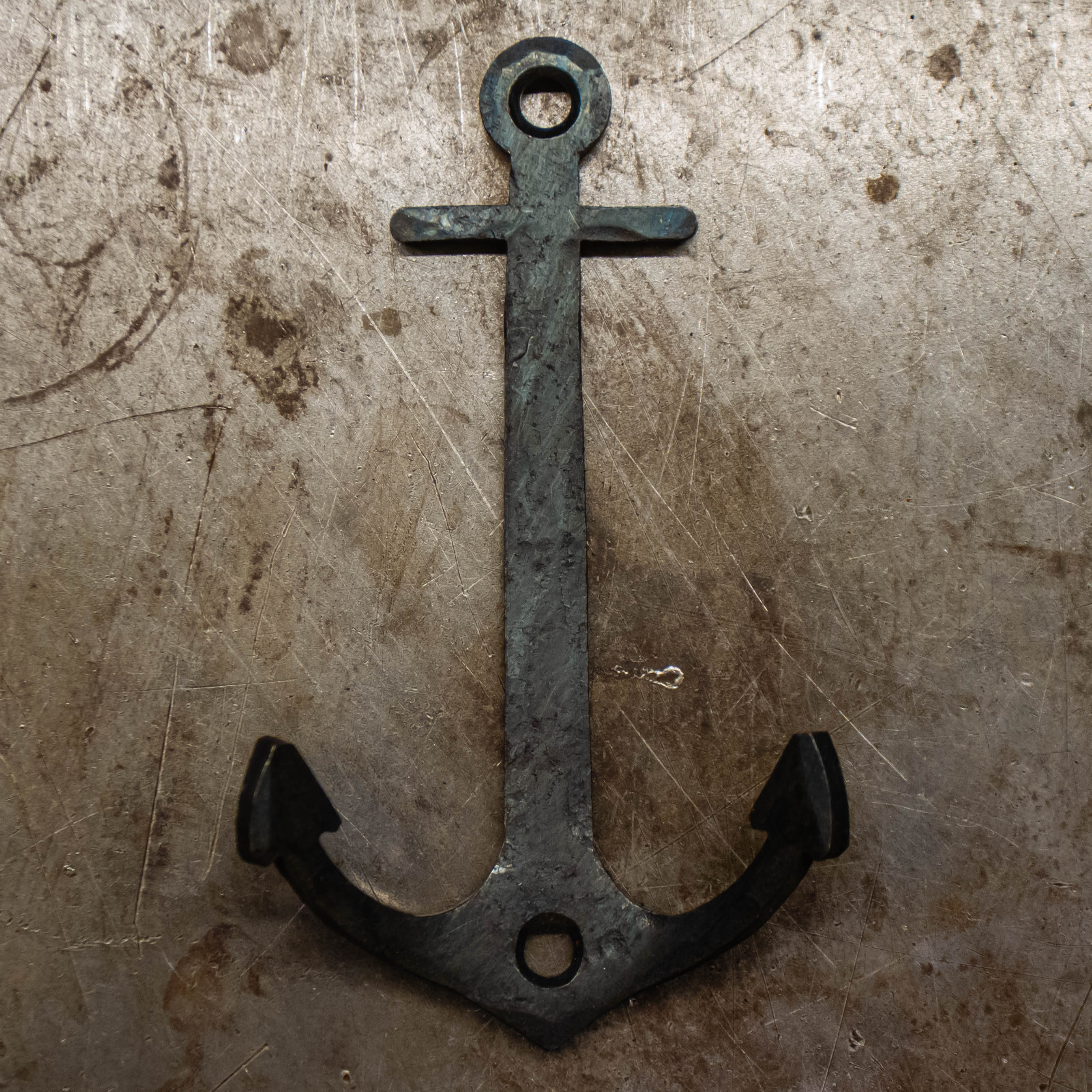 Hand Forged Anchor Hook - Wall Hanger - Free Shipping - Etsy