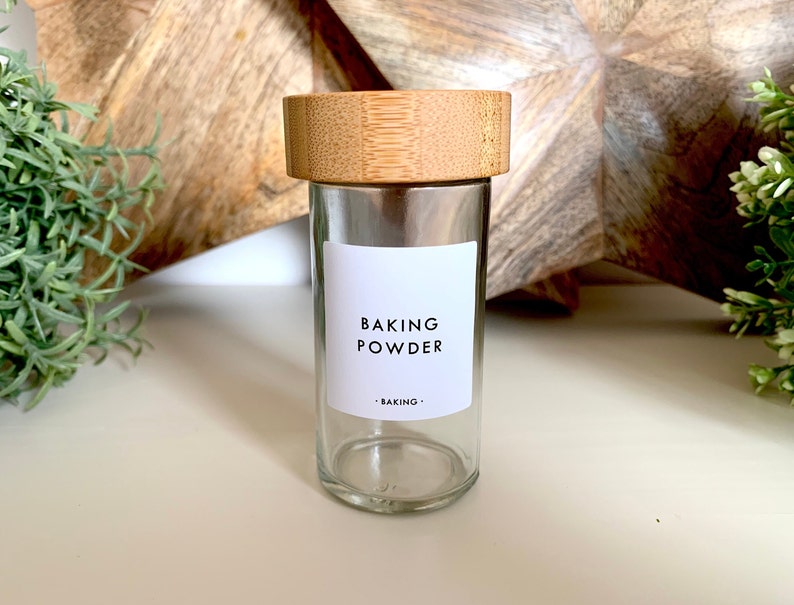 Personalised Labels Square White Minimal Labels Waterproof Labels ...