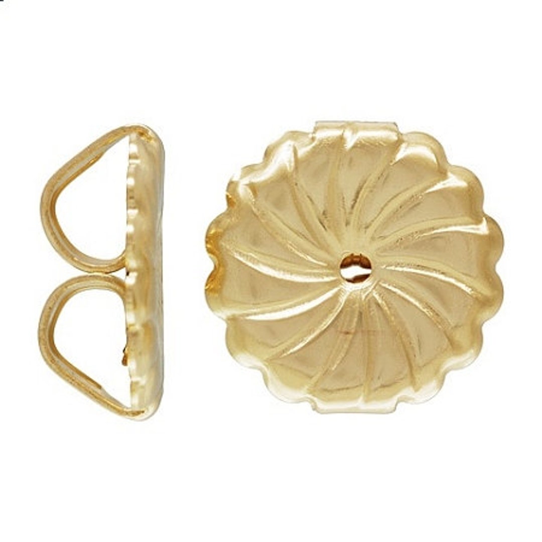 Jumbo Ear Nut Earring Back Gold-filled, 10 Pieces - 27-1915-GF - Etsy