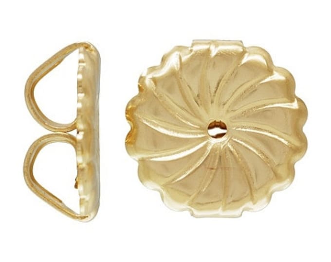 Jumbo Ear Nut Earring Back Gold-filled 10 Pieces 27-1915-GF - Etsy