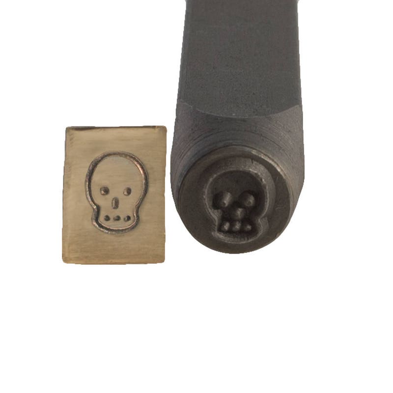 Skull Rubber Stamp - Etsy