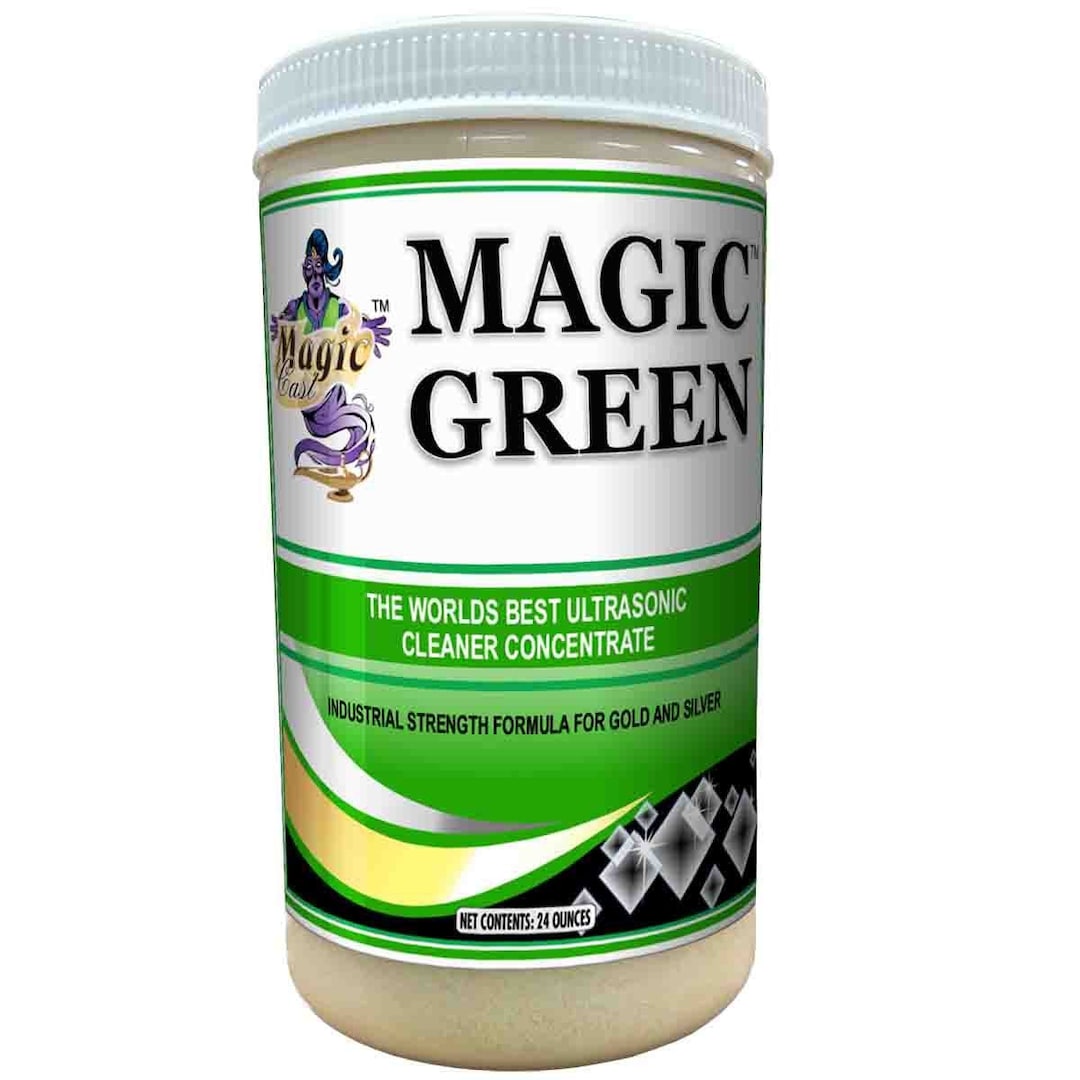 Magic Green Ultrasonic Cleaning Solution Concentrate 24 Oz - 23-3200 - Etsy