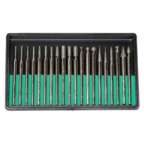 Diamond Point Bit Set 20 Pieces 180 Grit 11-503 - Etsy