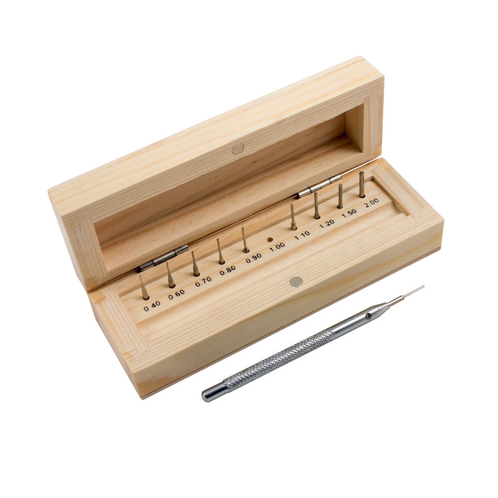 Pin Pusher Set With 10 Pins and Box 59-124 - Etsy