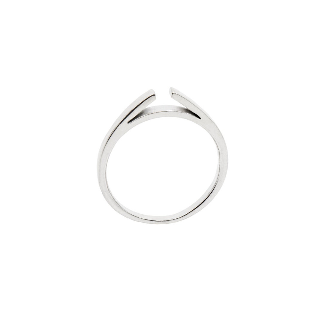 Square Side Closed Cathedral Ring Shank - Sterling Silver - 800-823-SS ...