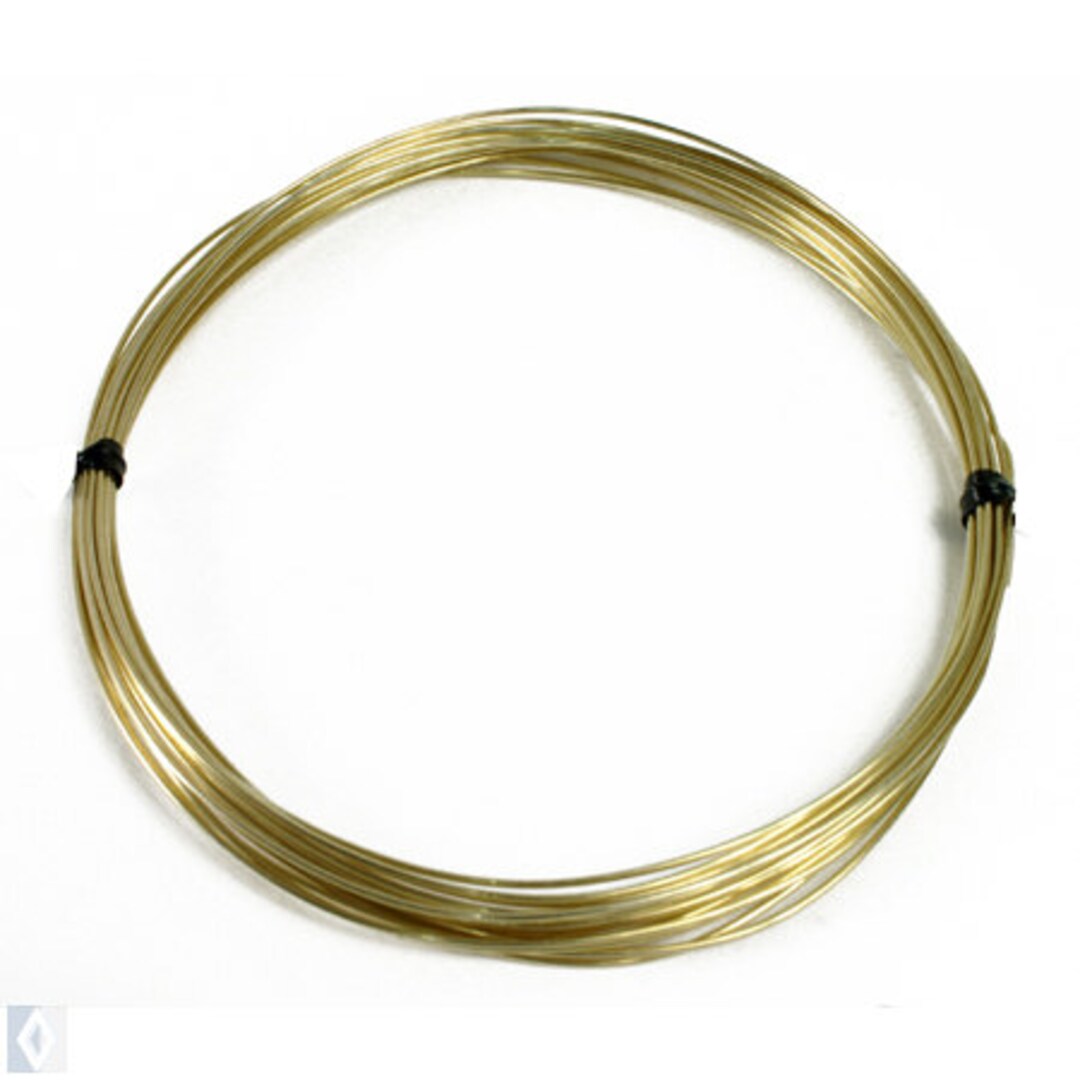 Brass 20 Gauge (0.81 Mm) Wire - 20' Coil - WIRE-20-BR - Etsy