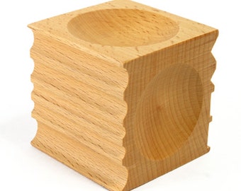 6 Piece Non-marring Wooden Dapping Block Jewelry Making Metal Shaping ...