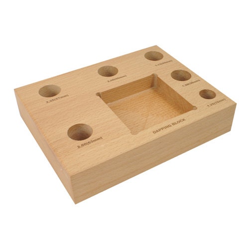 Dapping Set - 6 Extra Large Punches and Block for Jewelry Making - 25 ...