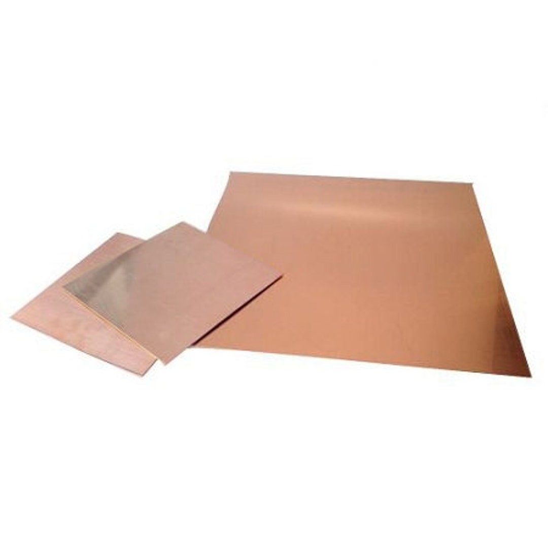 Copper 24 Ga, 6x6" Sheet Metal, 0.51 MM - 43-604 - Etsy