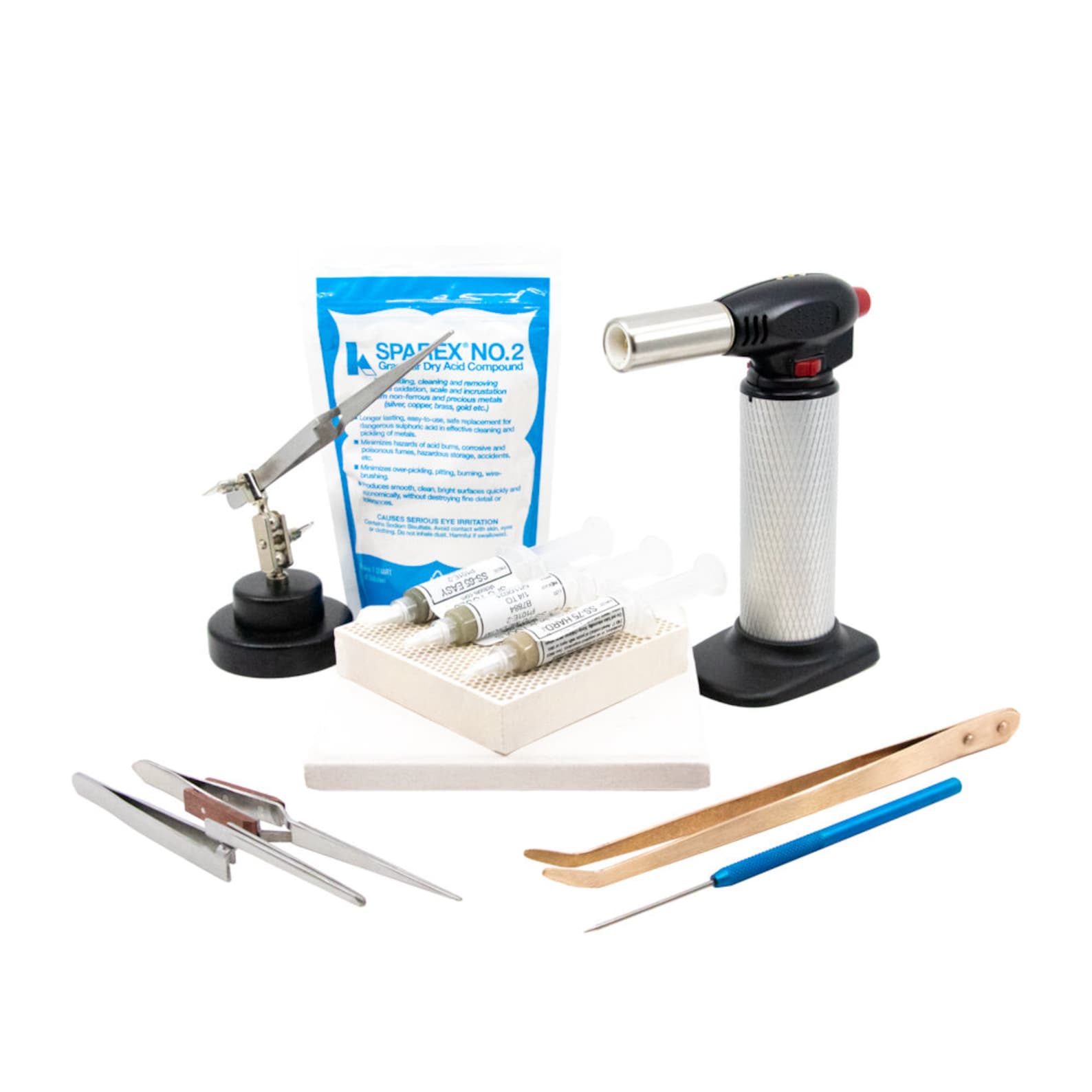 Jewelry Soldering Kit With Soldering Paste and Butane Torch - Kit-1780 ...