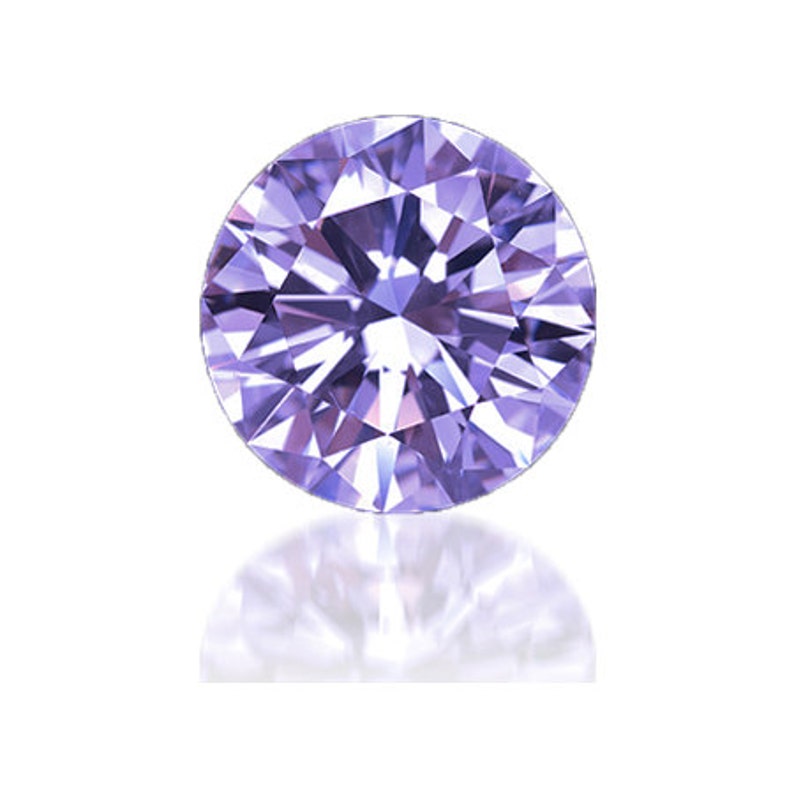 Tanzanite 4.00 Mm Cubic Zirconia - Round Brilliant - 10 Pcs - CZT-400 ...