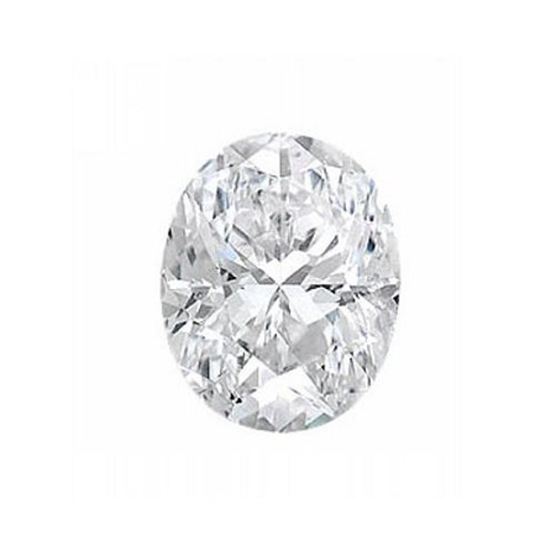 Oval 6x4 Mm Cubic Zirconia - AAA Clear Oval Cut Faceted Gemstone - Pack ...