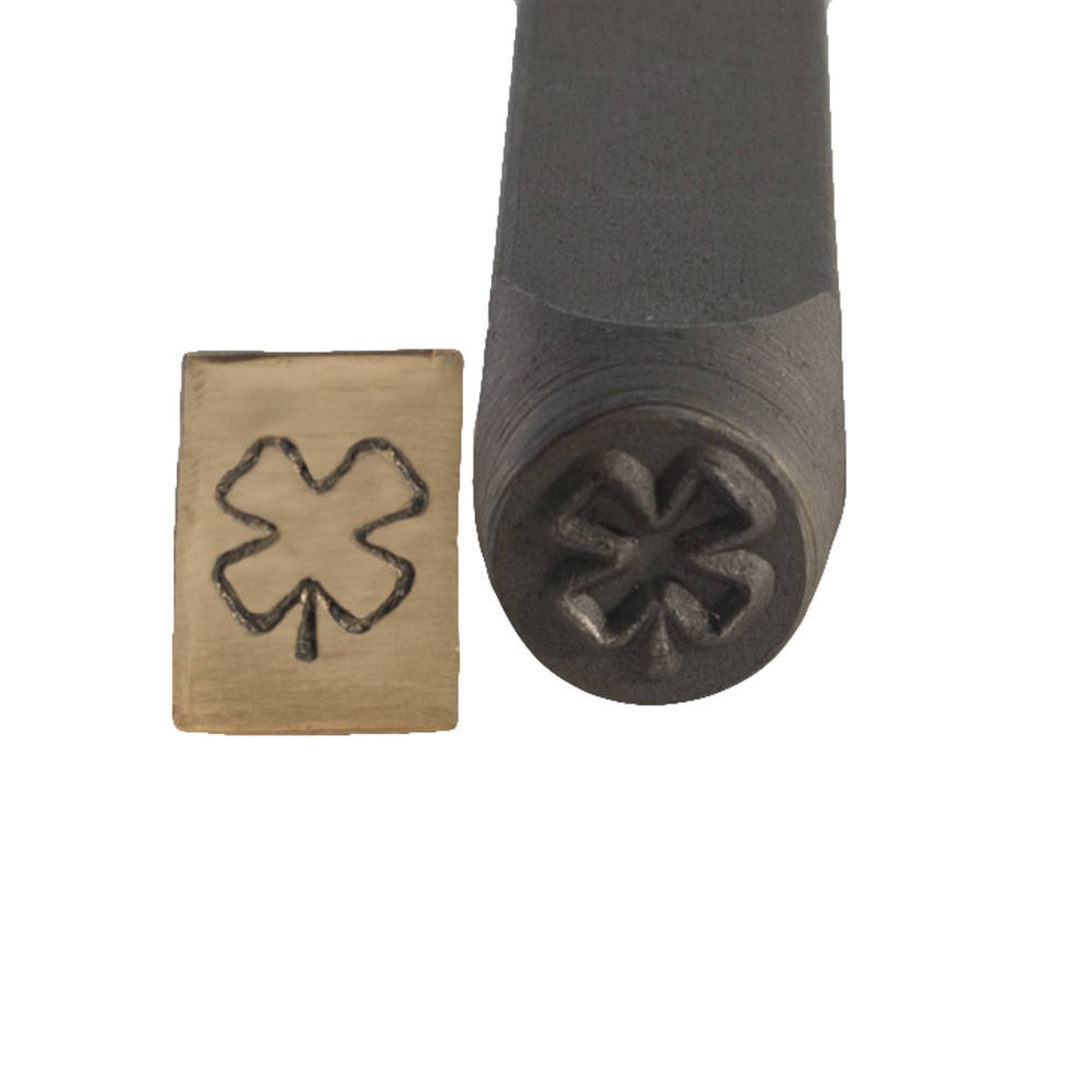 Four Leaf Clover Stamp 6 Mm 55-604 - Etsy