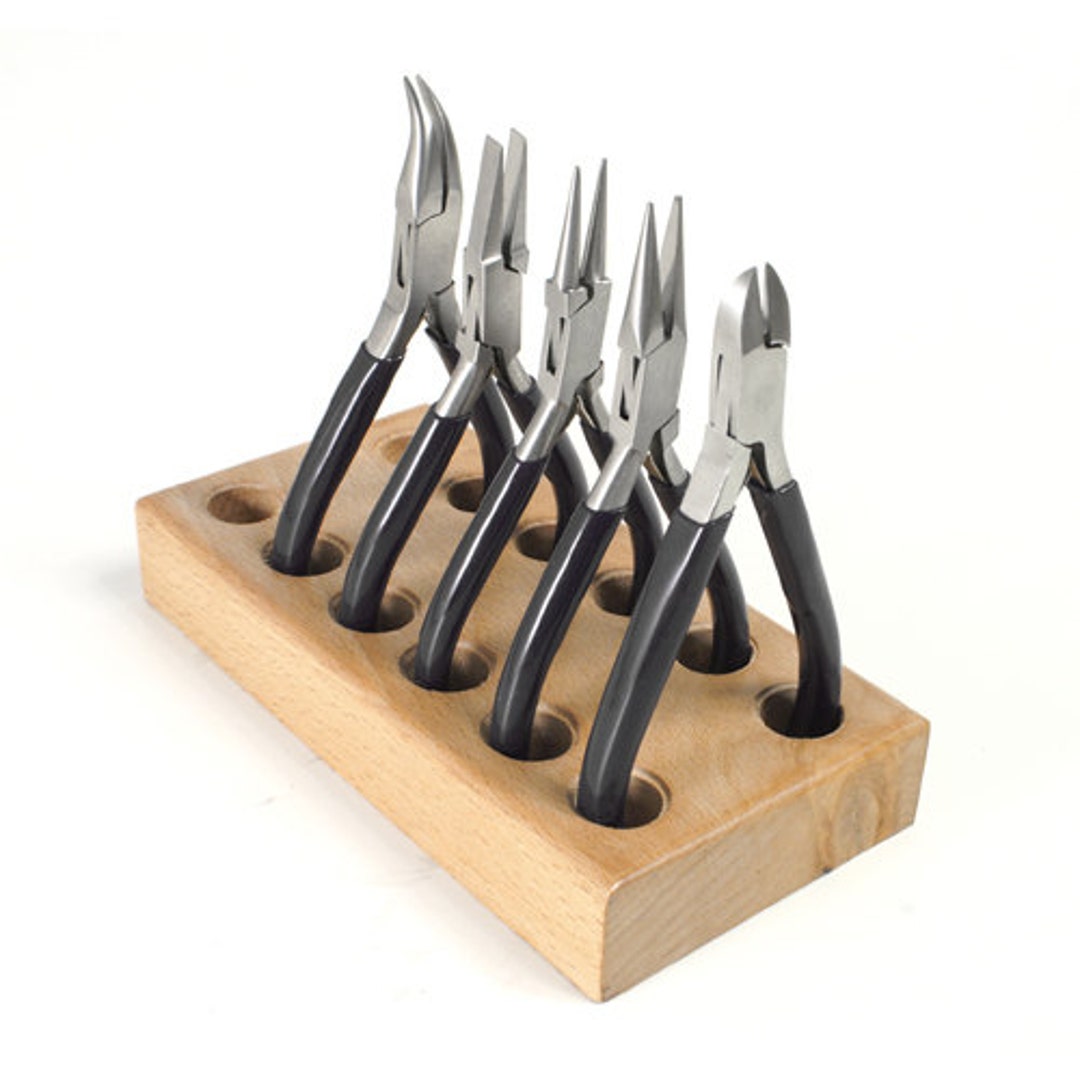 Set of 5 Slim Pliers With Organizer - Black - Etsy