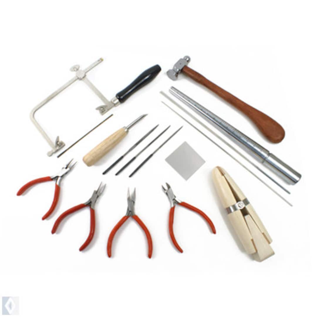 Stone Setting Tool Kit With Silver Bezel Wire & 20 Ga Sheet - KIT-1725 ...
