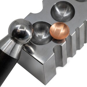 Dapping and Forming Set - Oval, Round, and Swage Kit - SFC Tools - 25 ...