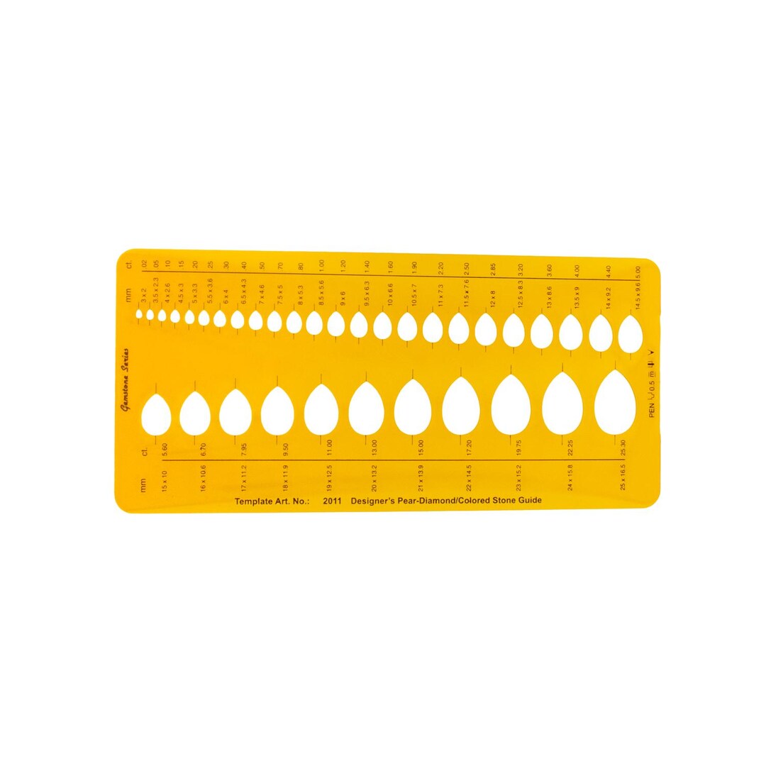 Design Template – Pear Shapes - 84-332 - Etsy