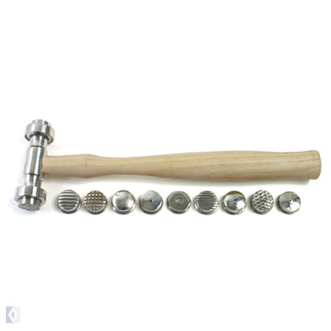 Texturing Hammer - 9 Interchangeable Texture Faces for Jewelry Making ...