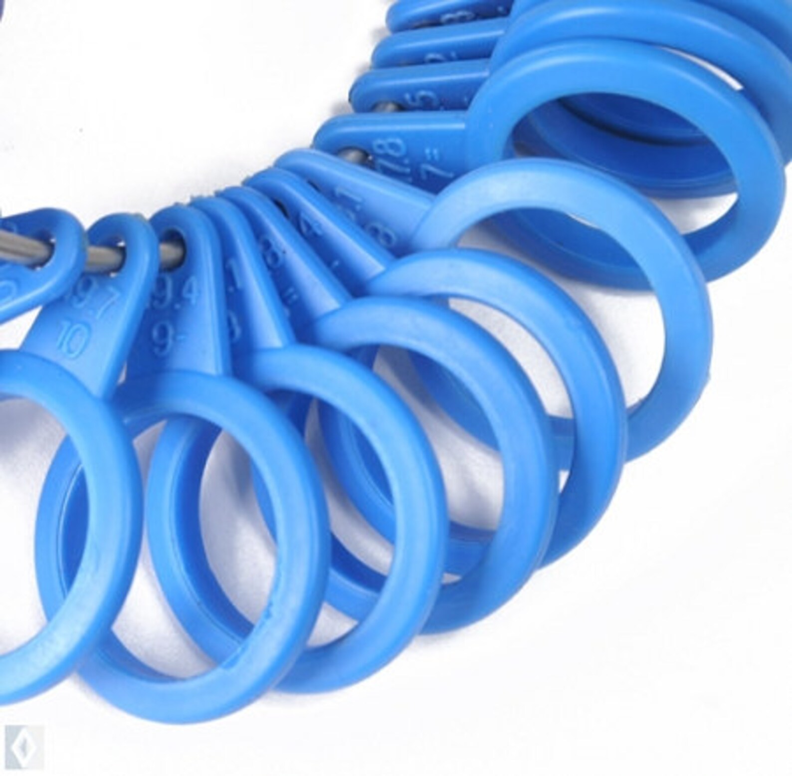 Finger Gauge Plastic Half-Round Sizes US 1 15.5 35-255 | Etsy