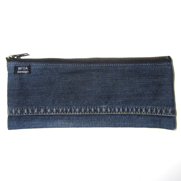 Denim Pencil Case - Etsy