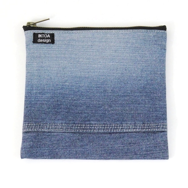 Denim Pouch - Etsy