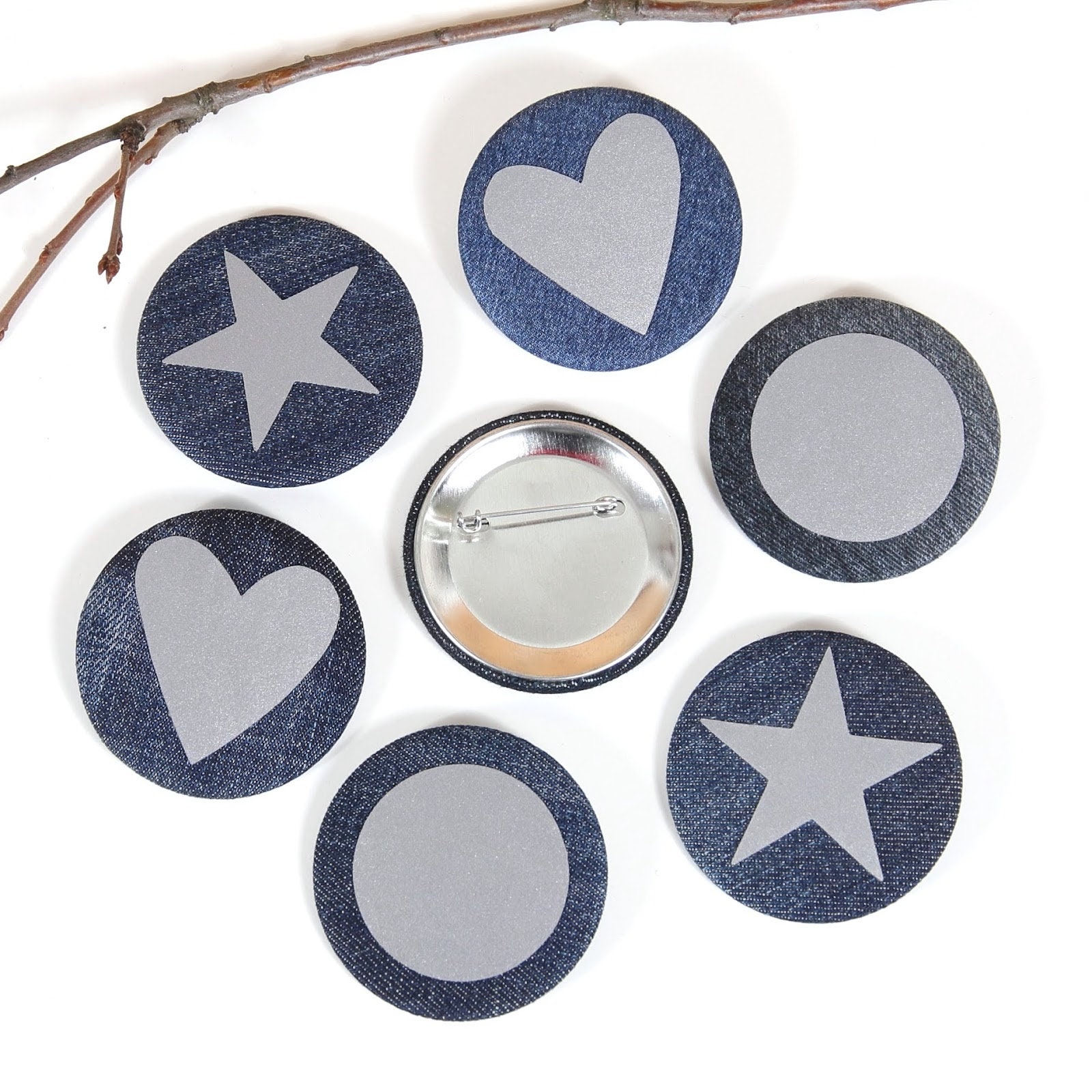 Reflective Badge, Star - Etsy
