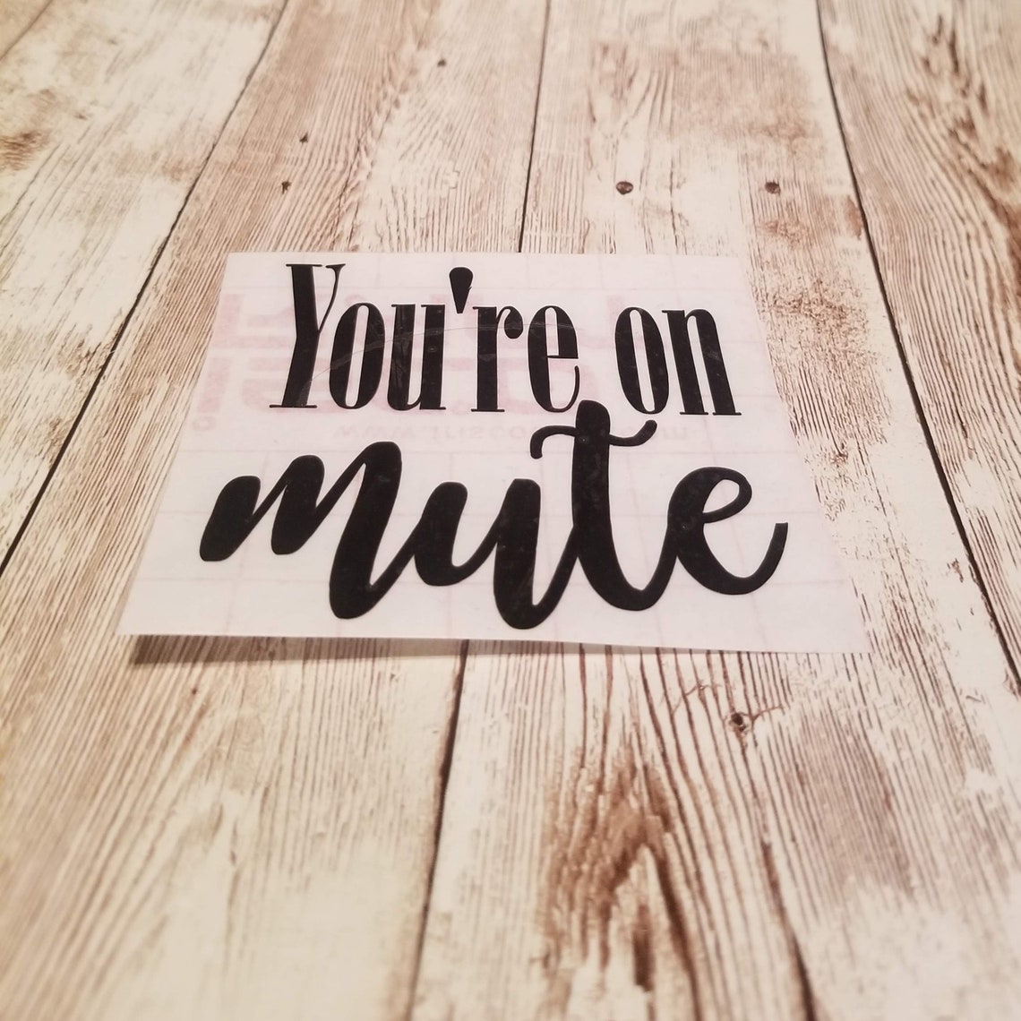 You're on Mute Decal - Etsy