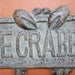 5, Antiqued-look Cast Iron Beach House Decor, Bronze-look Don't Be ...