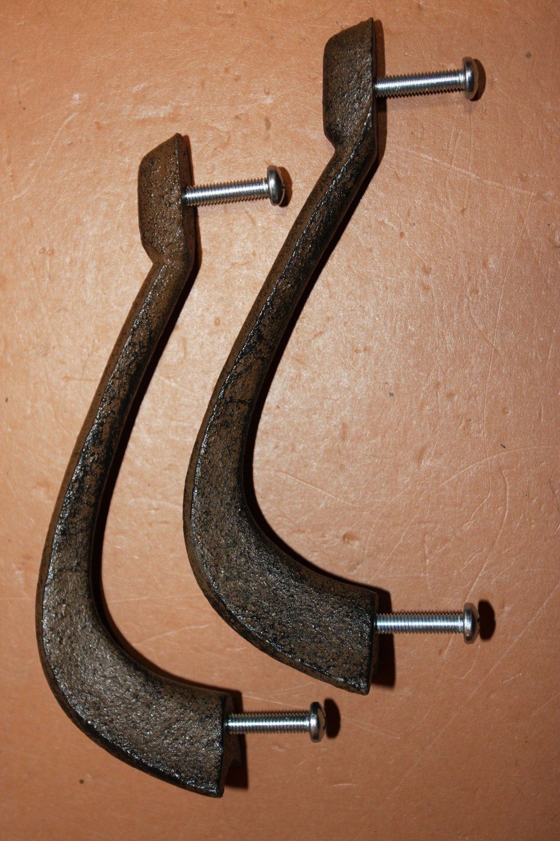 Rustic Country Cabinet Hardware Cast Iron Pulls Handles | Etsy