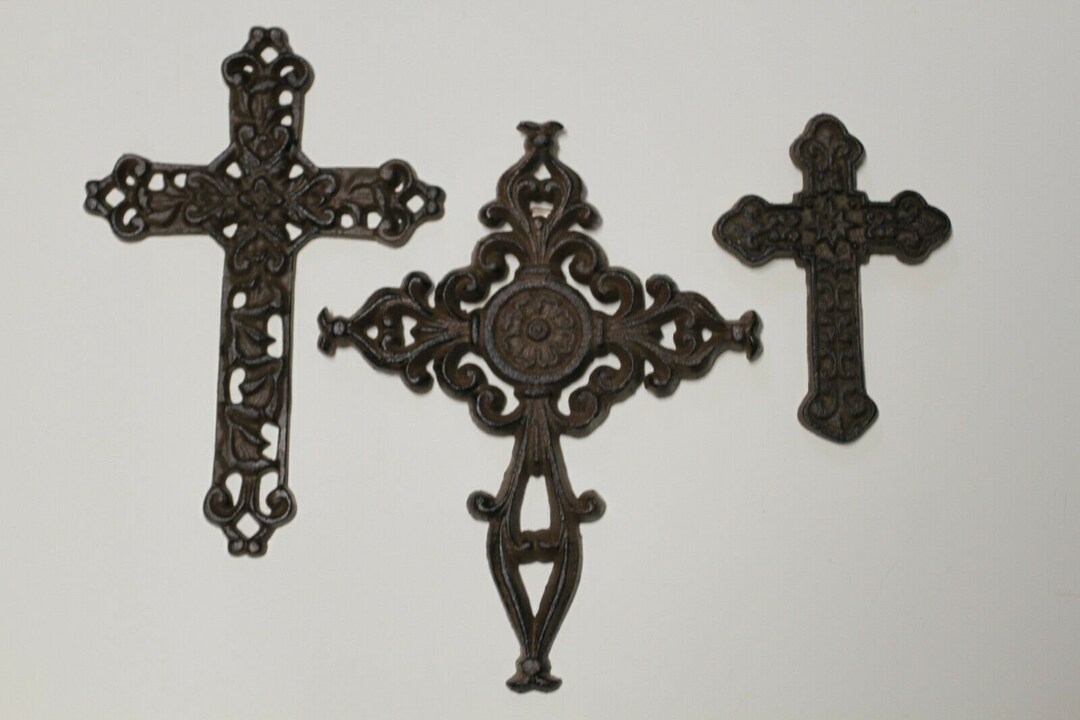 Cast Iron Crosses for Wall Coulter 3 Free Ship - Etsy