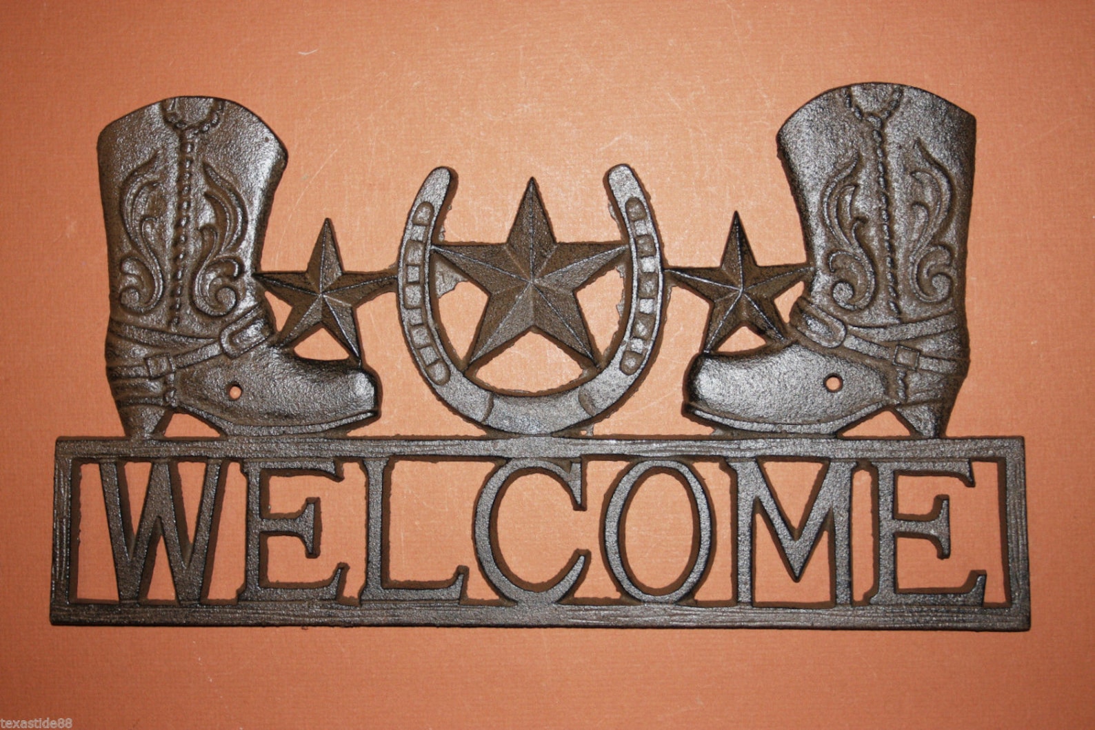5 Cowboy Boots Welcome Sign Country Western Lone Star | Etsy