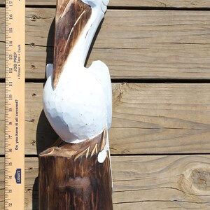 PELICAN / Decorative Free Standing Wood Pelican / Beach Decor / Mothers ...