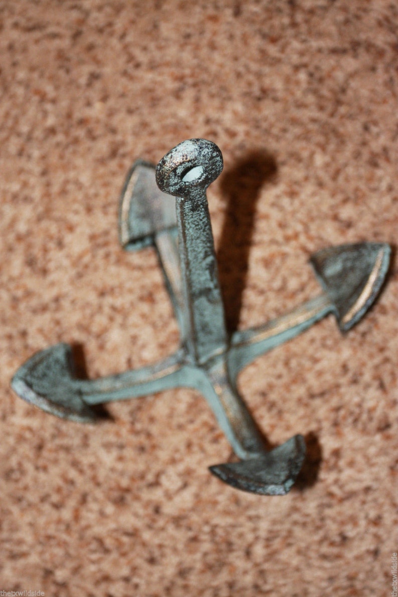4 Replica Anchor 7 Bronze-look Anchor Replica 4 | Etsy