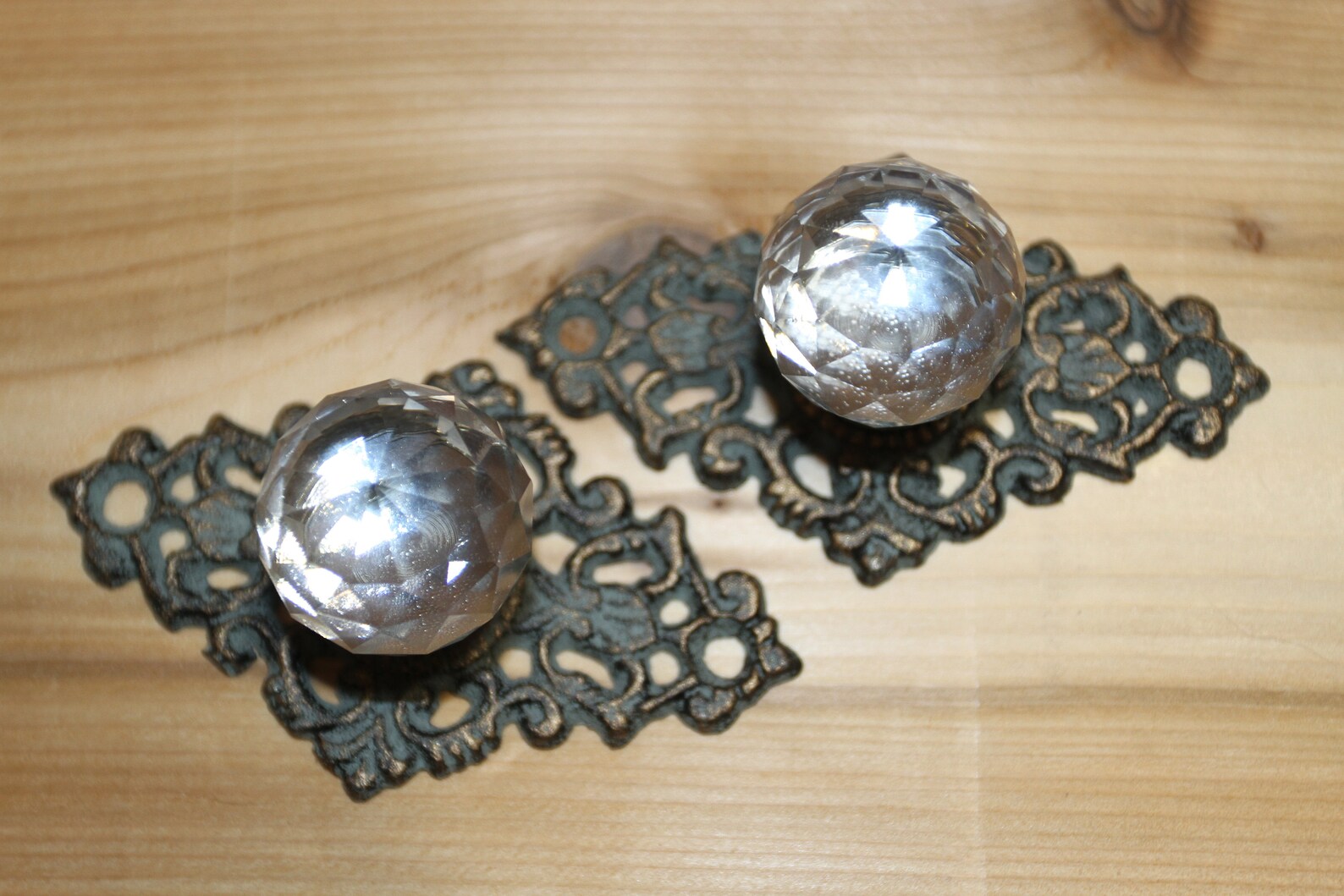 Antique Style Cottage Kitchen Pantry Knob Pulls Cast Iron | Etsy