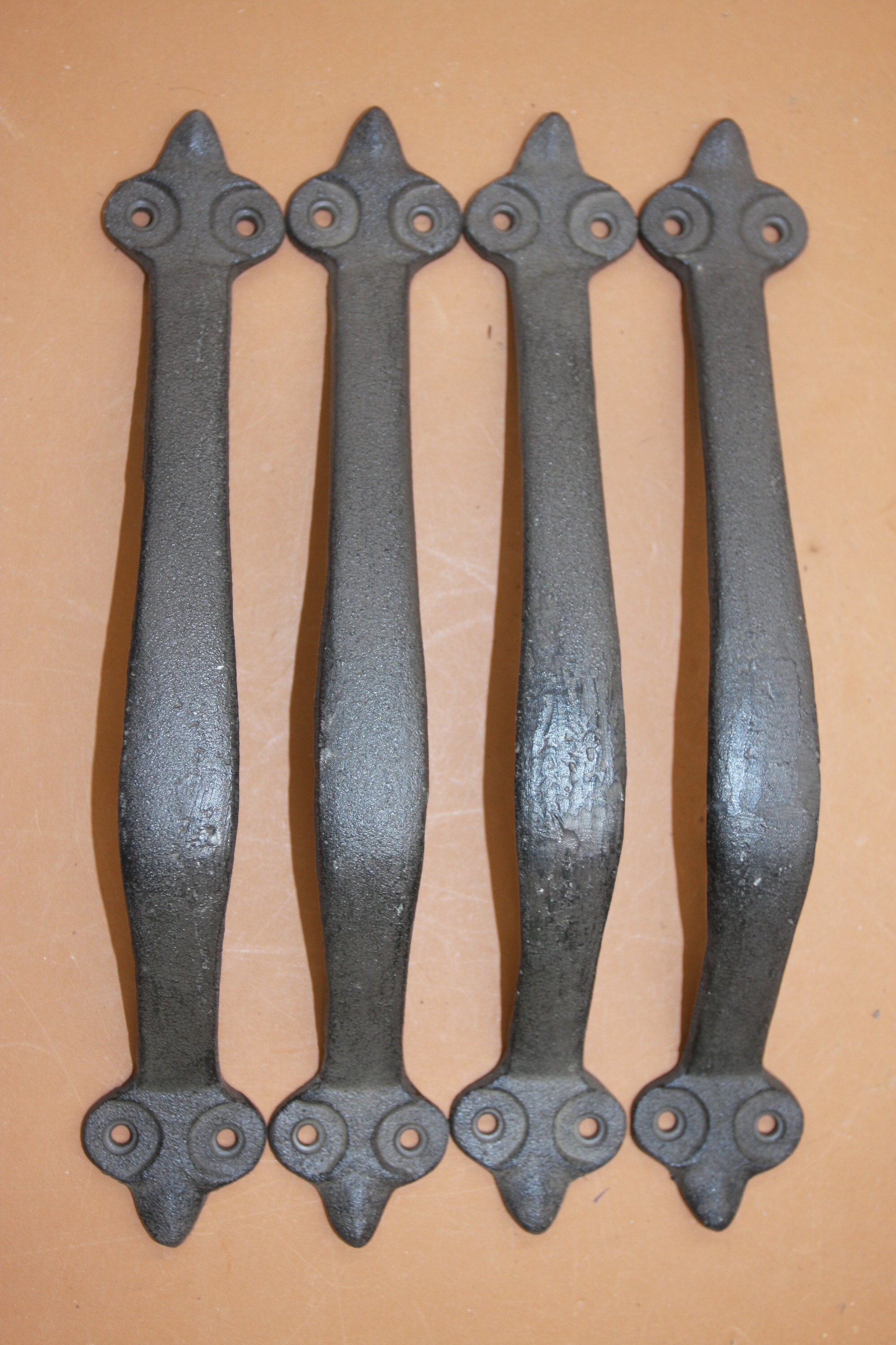 Huge Cast Iron Pull 11 1/2 inches long Solid Cast Iron | Etsy