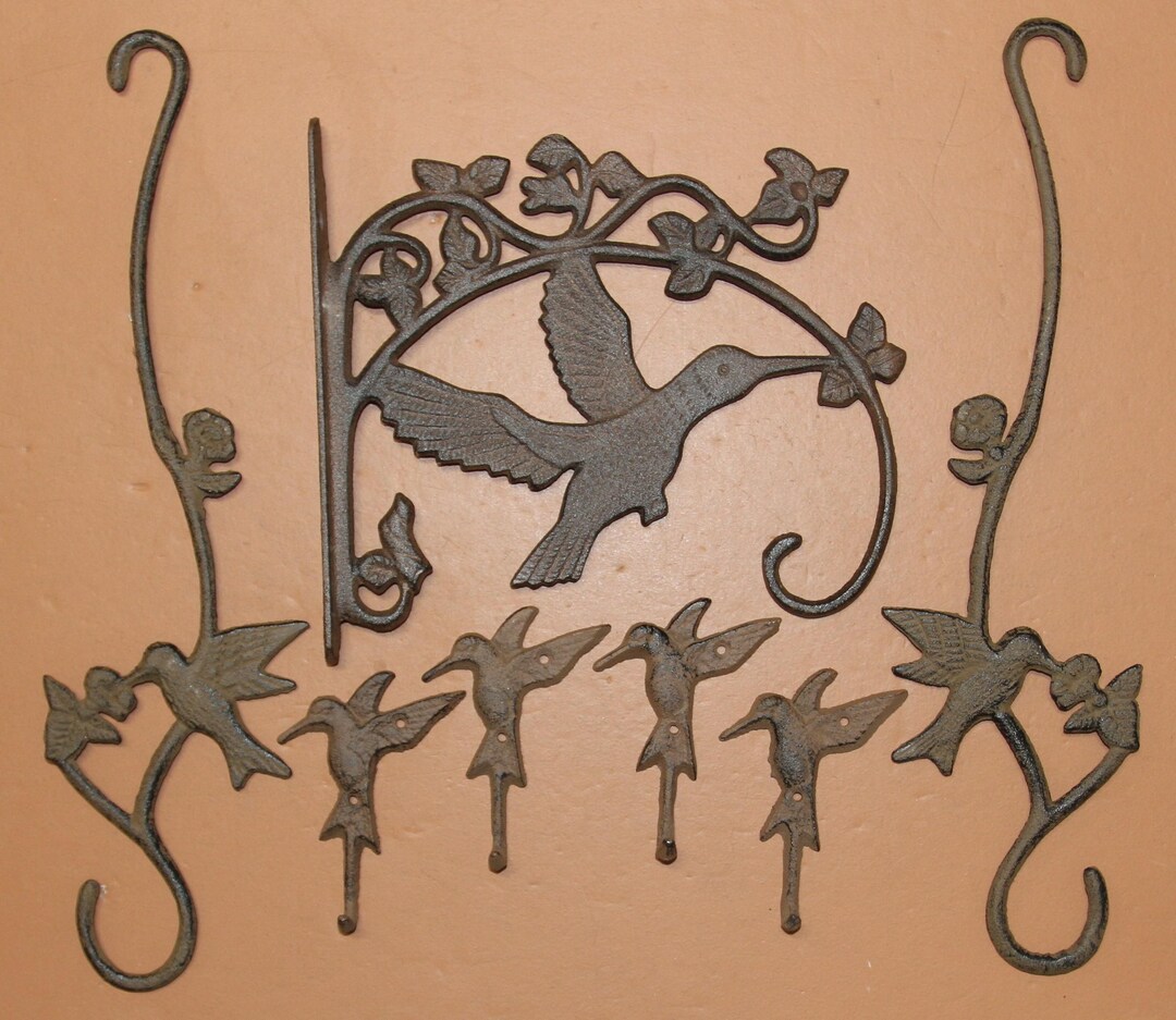 HUMMINGBIRD Collection,bird Lovers, Plant Hanger, Wall Hooks, Plant ...