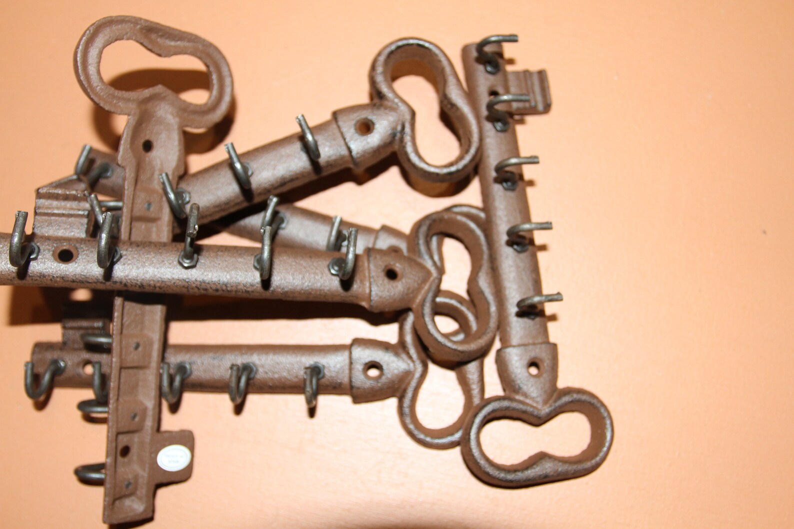 Antique Replica Cast Iron Skeleton Key Hooks Rack 7 5/8 Inch - Etsy