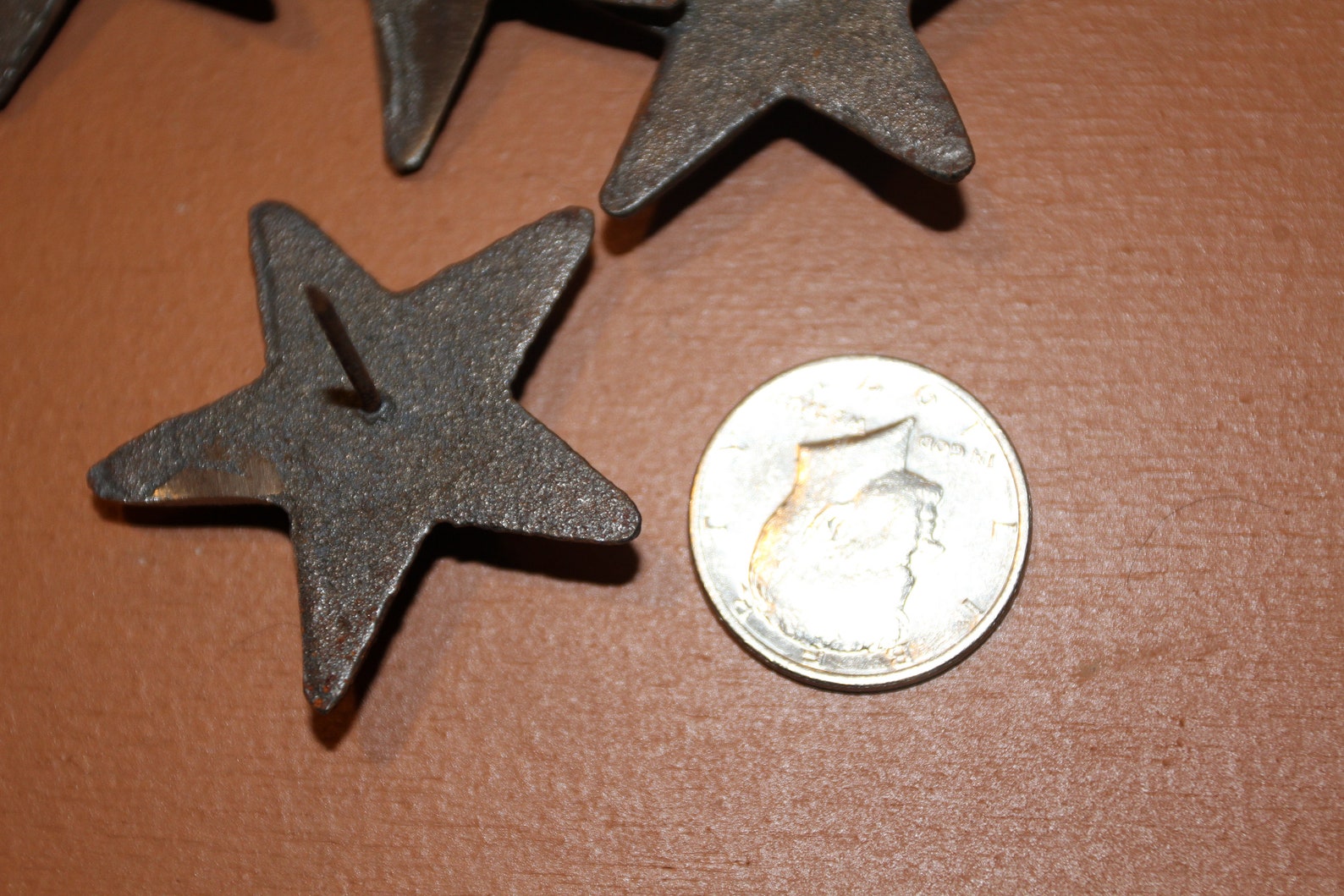 Western Star Shutter Clavos / Rustic Nail Heads Cast Iron 2 | Etsy