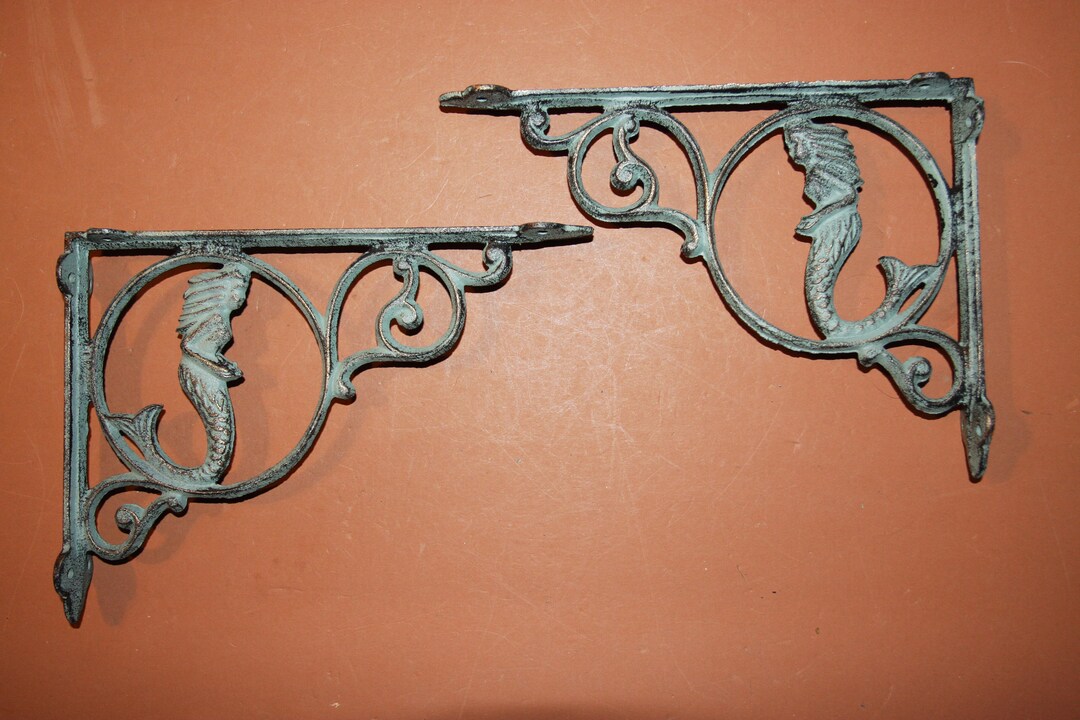 MARITIME Mythical,mermaid Shelf Brackets,corbels,shelf Braces,bath ...